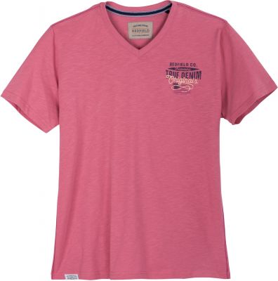 Tshirt Manches Courtes Rose Redfield du 3XL au 10XL